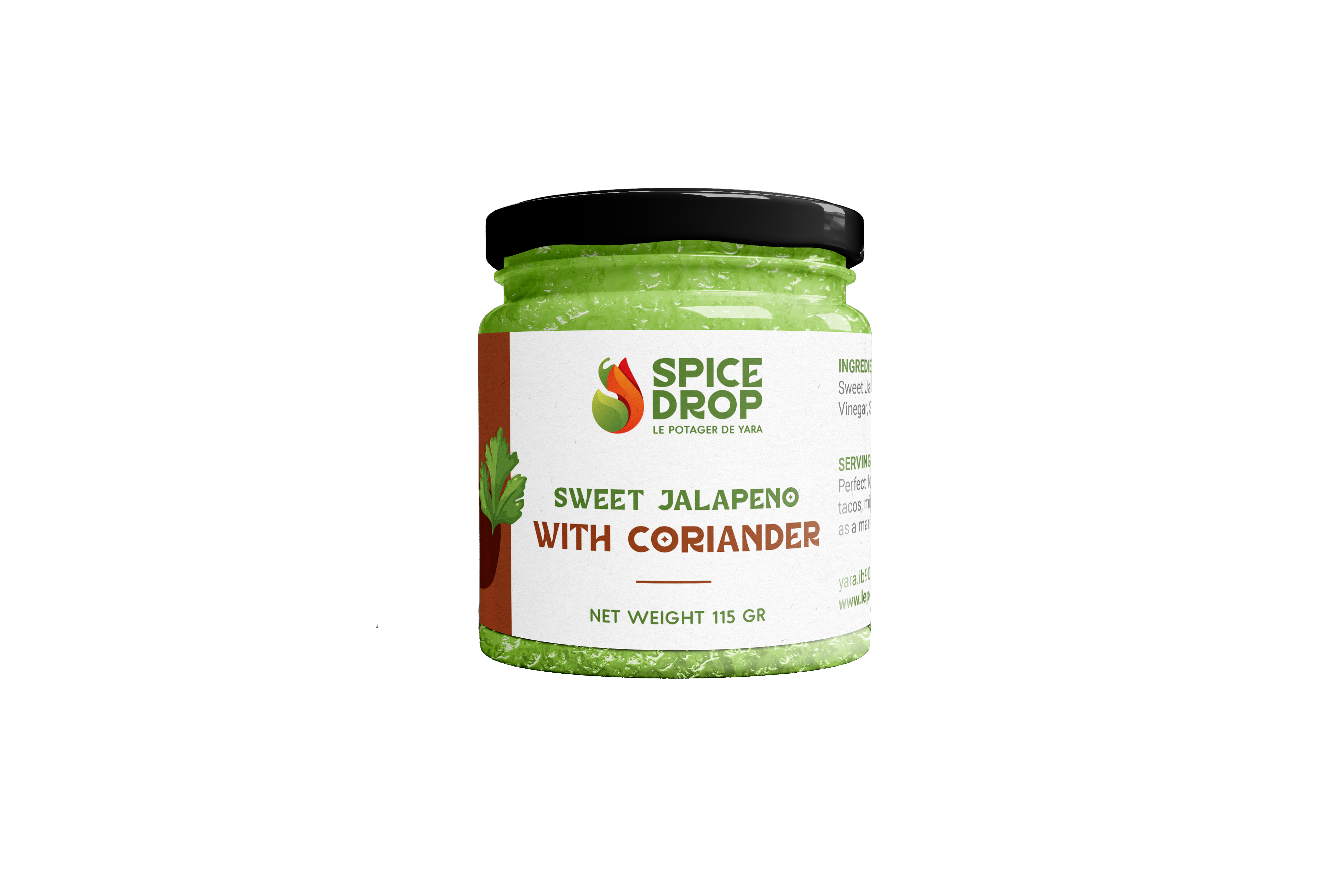 Sweet Jalapeno with Coriander - Le Potager de Yara